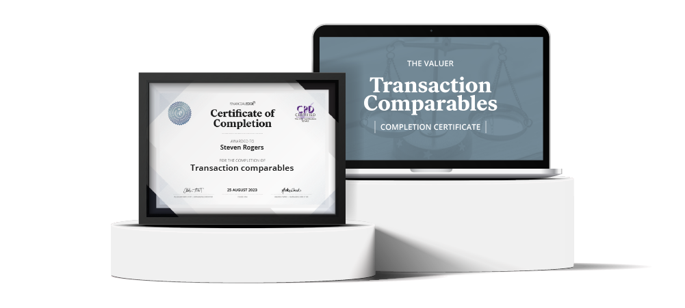 Transaction Comparables - Online Valuation Course - Financial Edge