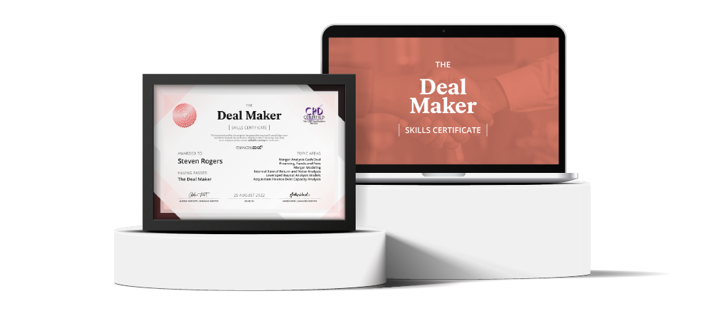 M&A Course Online - Recognized Skills Certification - Financial Edge
