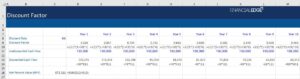 Discount Factor - Financial Edge