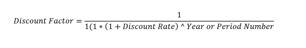 Discount Factor - Definition, Template, Example