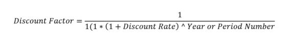 Discount Factor - Definition, Template, Example