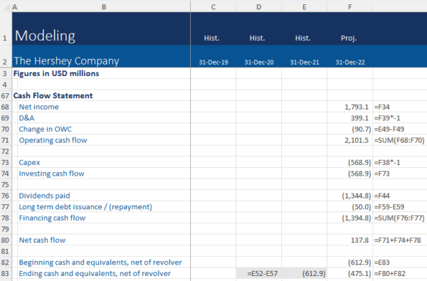 3-Statement Model - Financial Edge