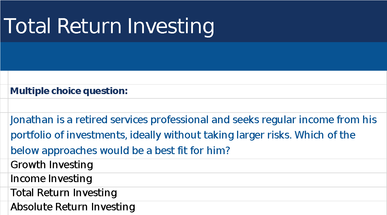 Total Return Investing - Financial Edge