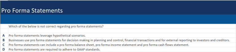 Pro forma - Definition, Types of Pro forma