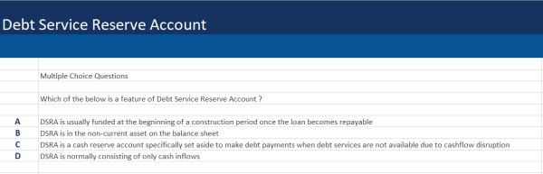 Debt Service Reserve Account - Financial Edge