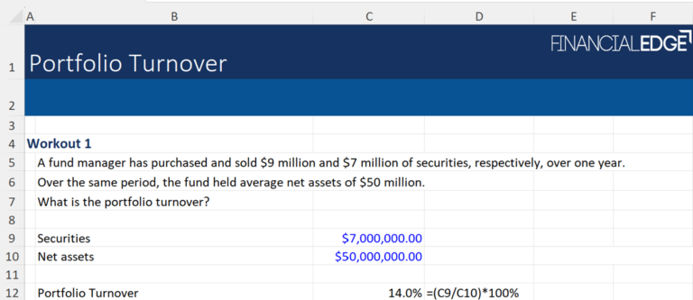 Portfolio Turnover - Definition, How to Calculate, Example