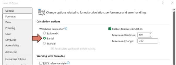 Stale Value Formatting - Financial Edge