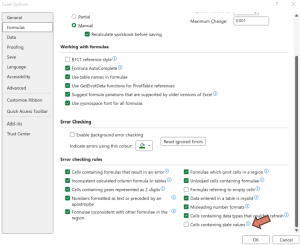 Stale Value Formatting - Financial Edge