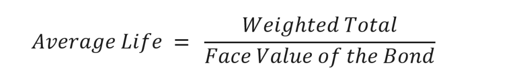 Average Life Calculation - Financial Edge