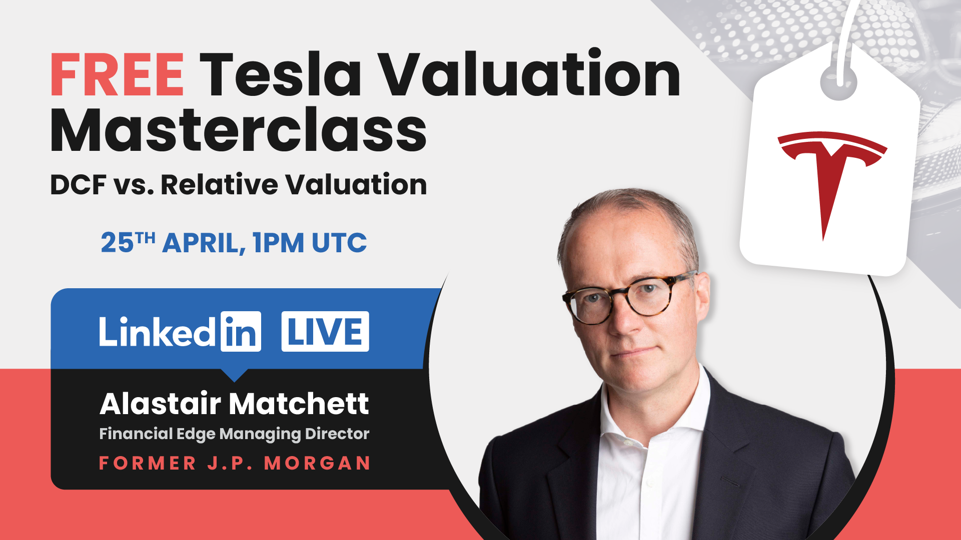 Free Tesla Valuation Masterclass - Webinar - Financial Edge Training