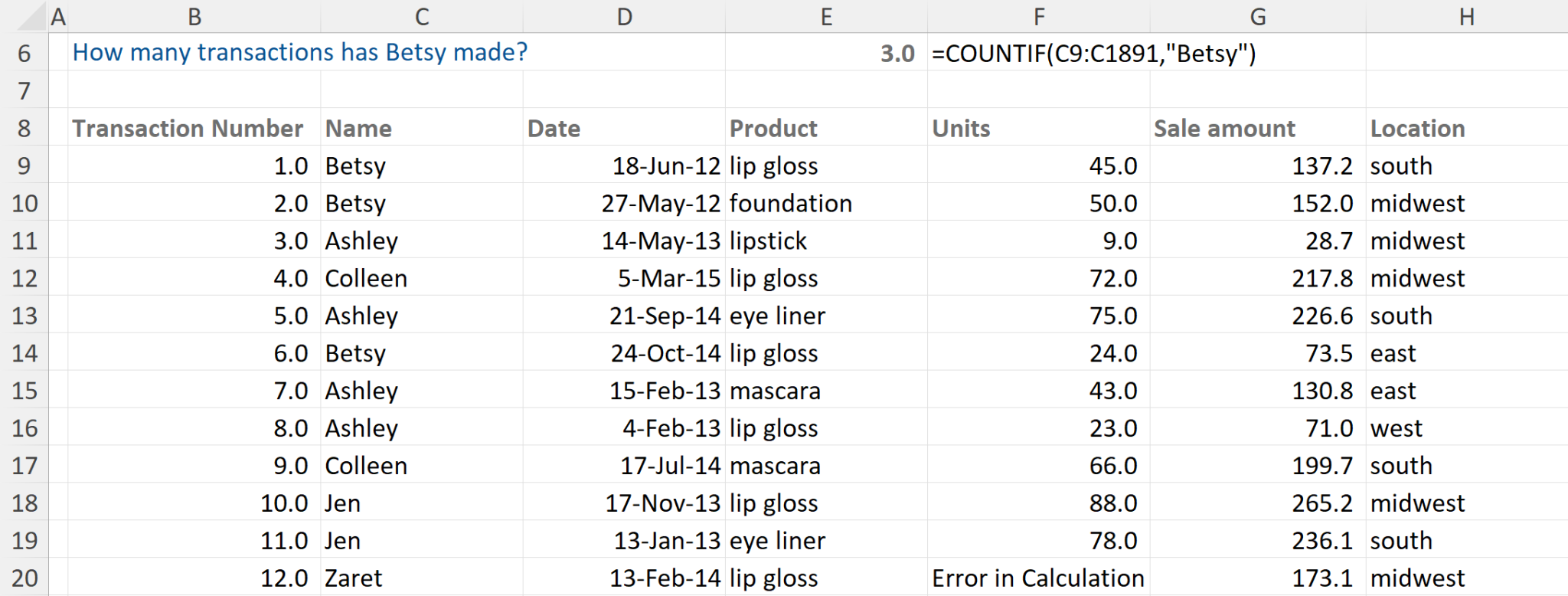 COUNT vs COUNTIF Function Excel - Financial Edge