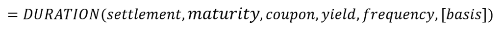 Bond Duration - Financial Edge