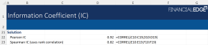 Information Coefficient (IC) - How it Works - Free Excel Template